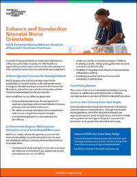 Essentials of Neonatal Critical Care Orientation | AACN Solutions